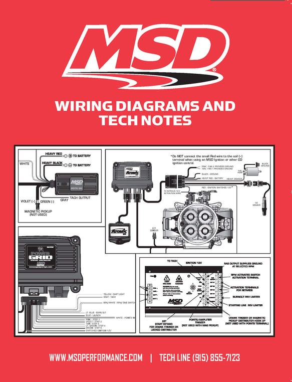 9615 MSD Wiring Diagrams and Tech Notes | SCG Racing Parts